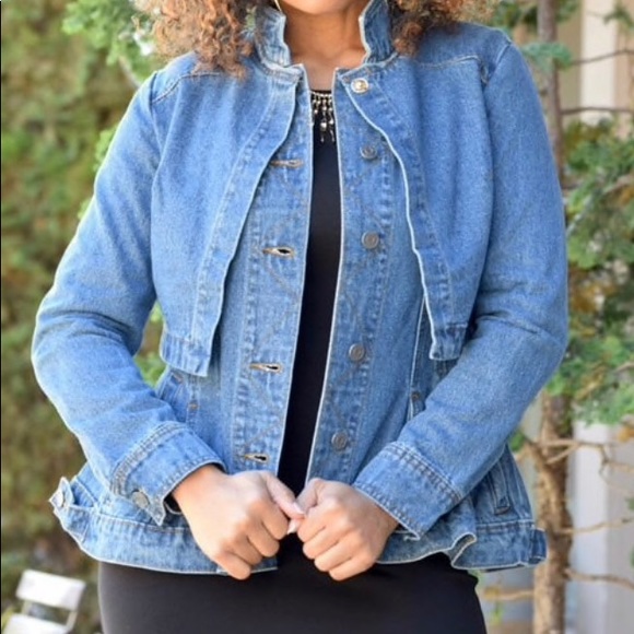 Current Air | Jackets & Coats | Denim Cape Jacket | Poshmark